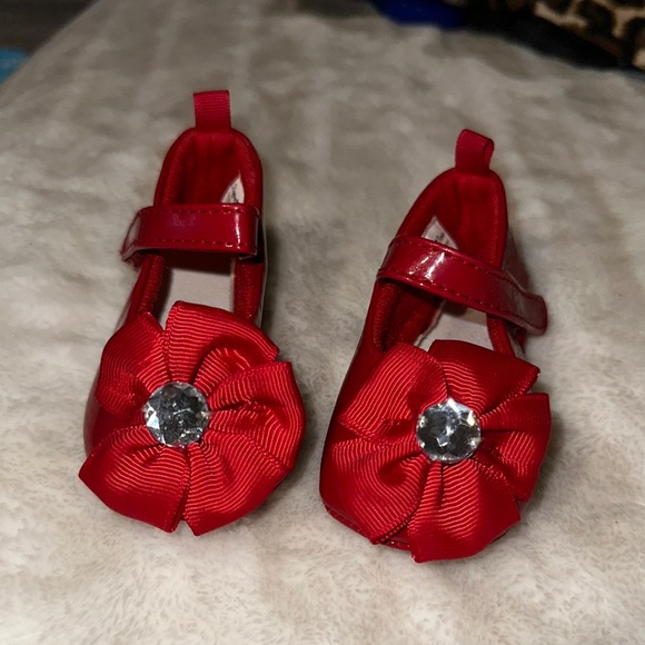 Shoes | Little Girls Red Dress Shoes Size 69 Mos S12 | Poshmark